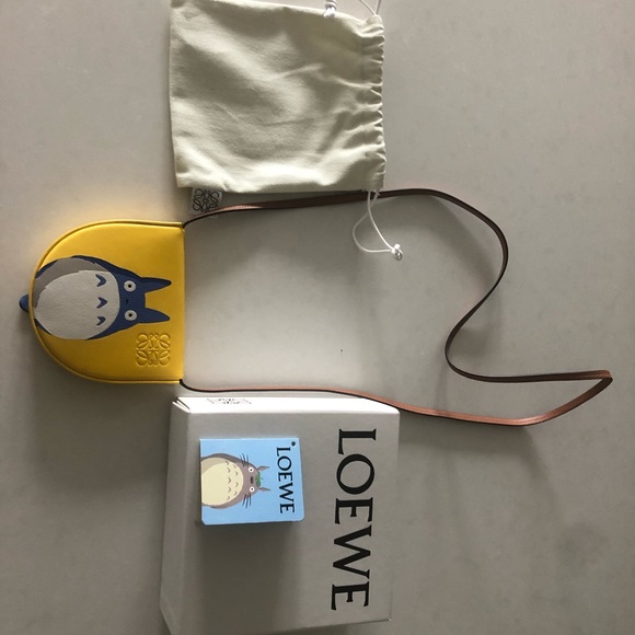 Loewe | Bags | Loewe Totoro Bag With Free Bag And Totoro Stickers ...